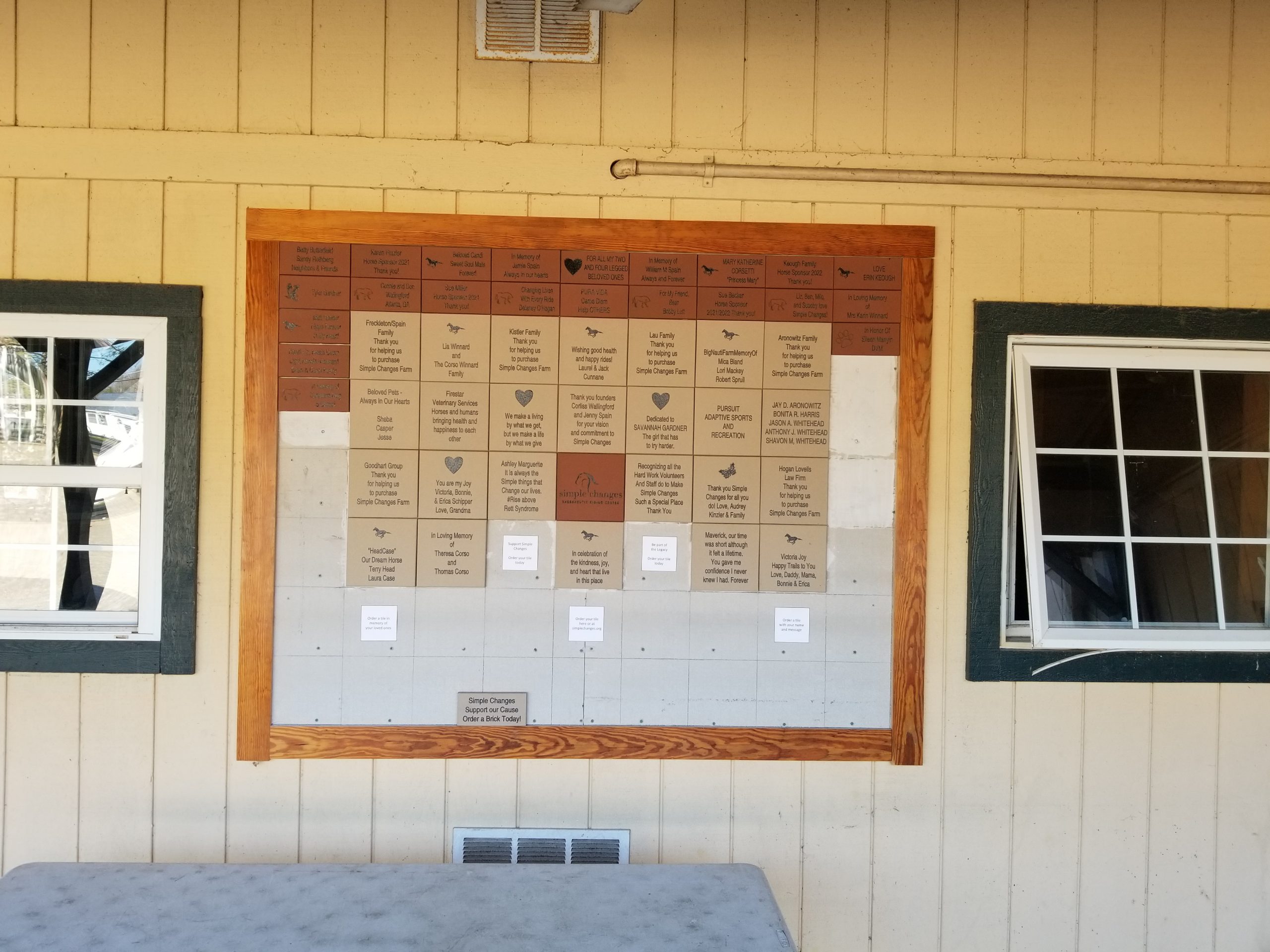 Legacy Wall - Simple Changes